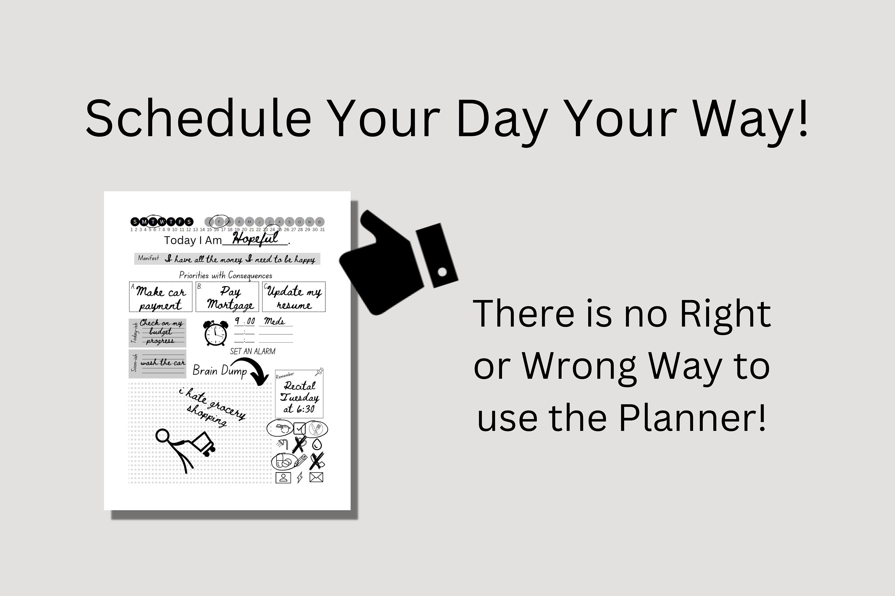 Brain Dump Printable ADHD Journal Pages, Brain Dump Productivity ...