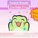 Confetti Frog Animated Emote for Awesome Streamers, Froggy Celebration ...