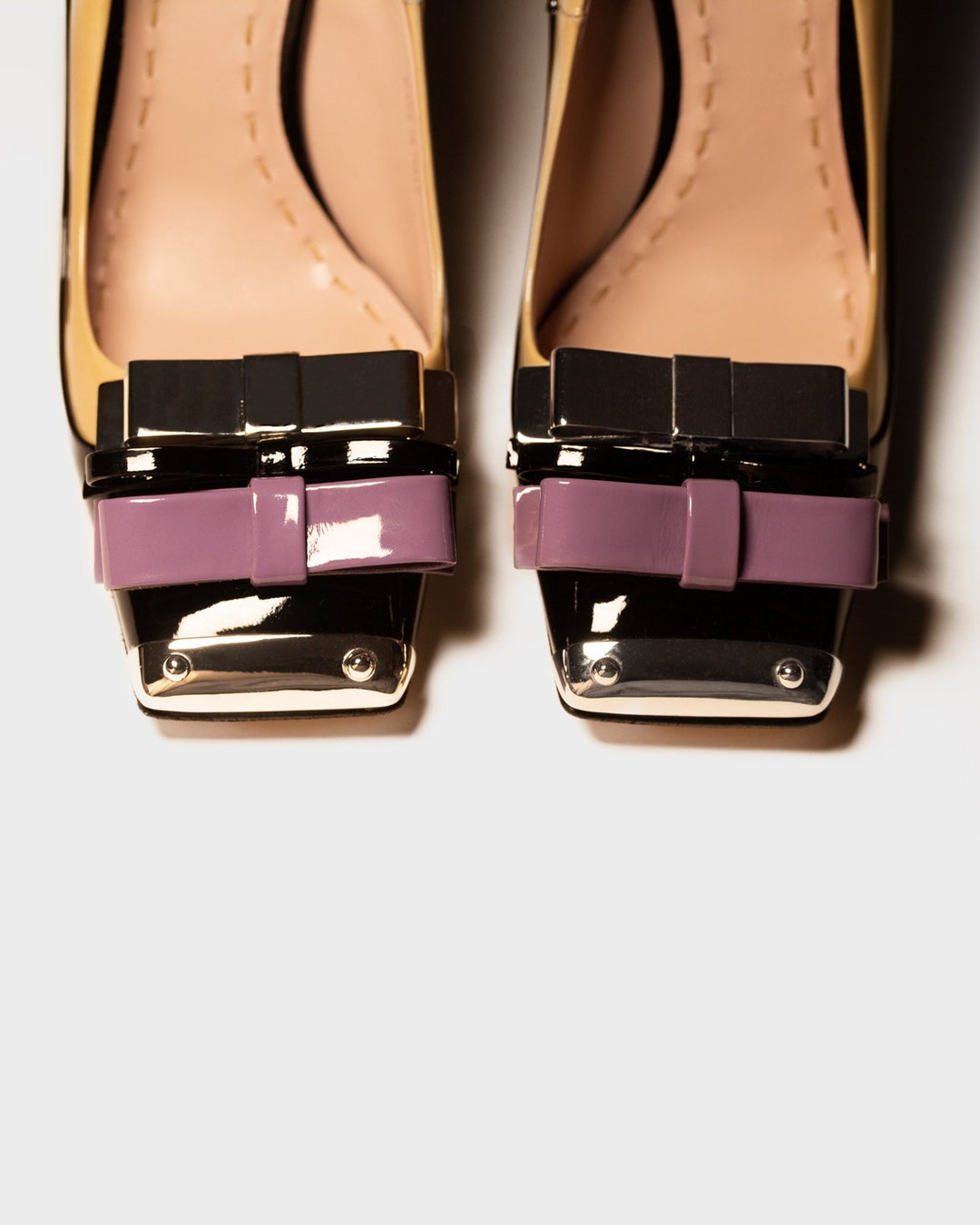 Vintage Miu Miu Steel Toe Heels EU 38 - Etsy