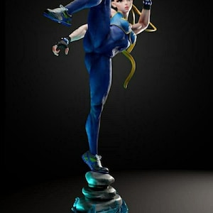 Chun Li, Street Fighter, Inspired, Statue, 3d Print, Resin Printed ...