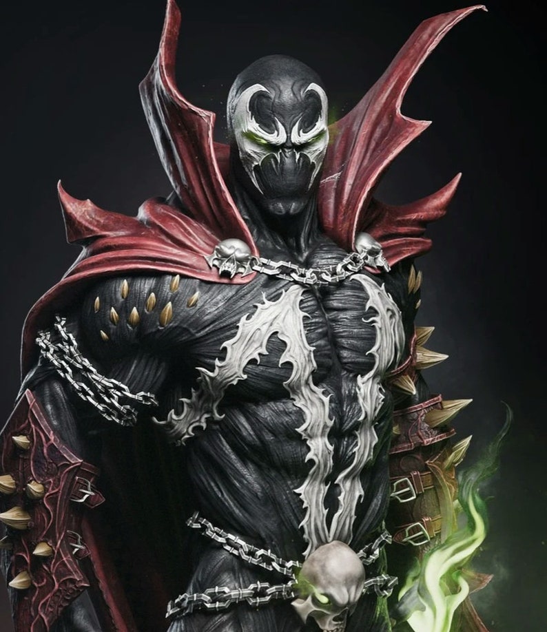 Spawn, Statue, 3d Print, Resin Printed, 3d Printing Service, Sculpture ...