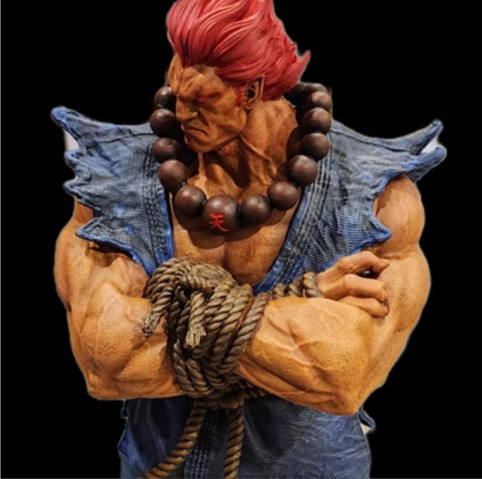 Akuma, Street Fighter, Inspired, Statue, 3d Print, Resin Printed - Etsy