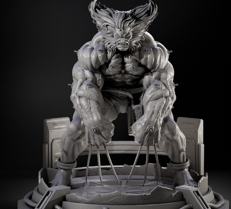 Weapon X, Statue, 3d Print, Resin Printed, X-men, 3d Printing Service ...