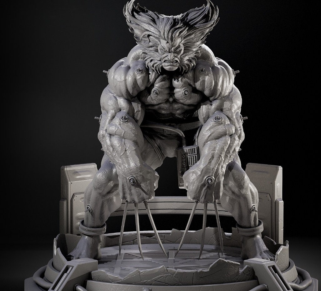 Weapon X, Statue, 3d Print, Resin Printed, X-men, 3d Printing Service ...