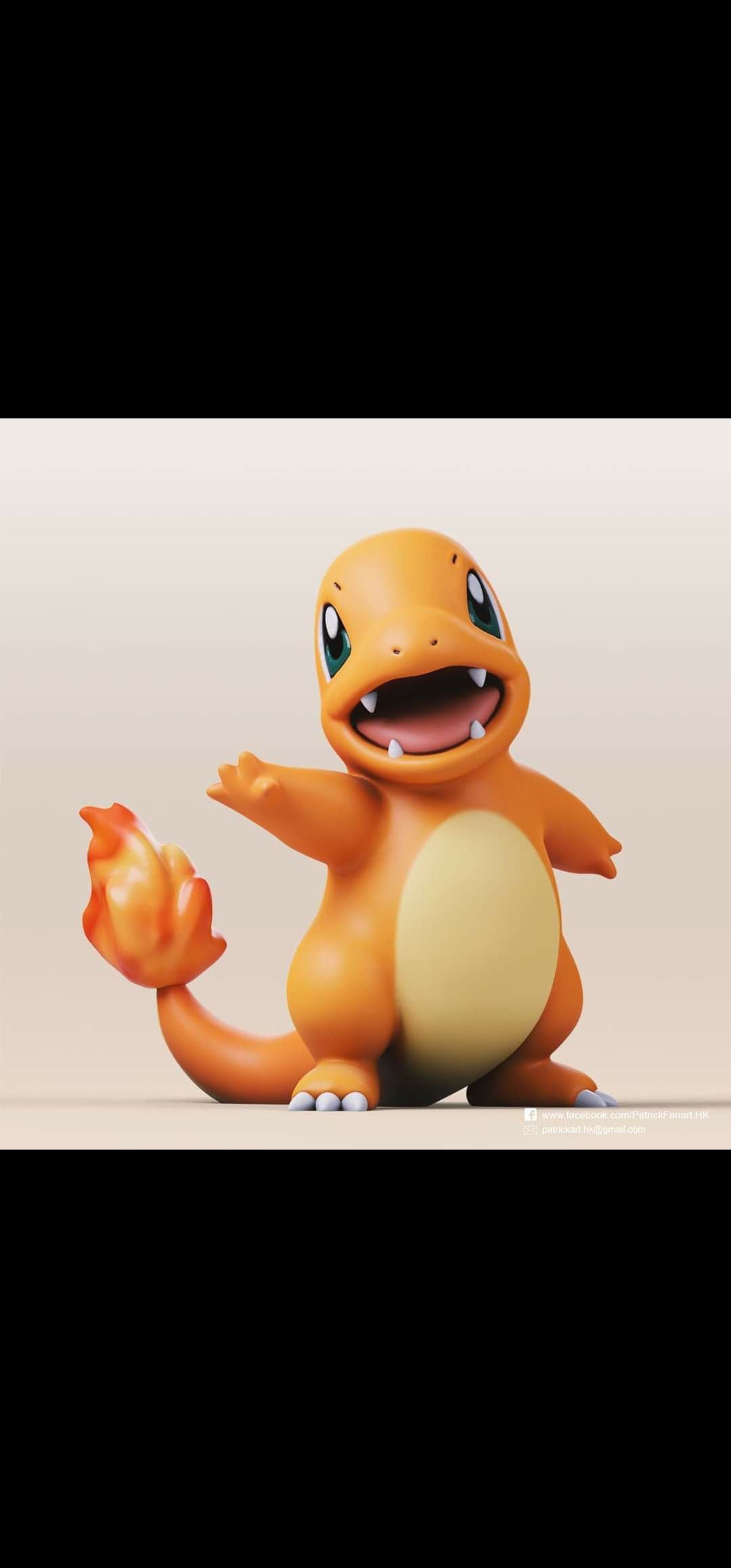 Pokemon, 3D Print, Statue, Character, Charmander, Fan Art, Stl, Gift ...