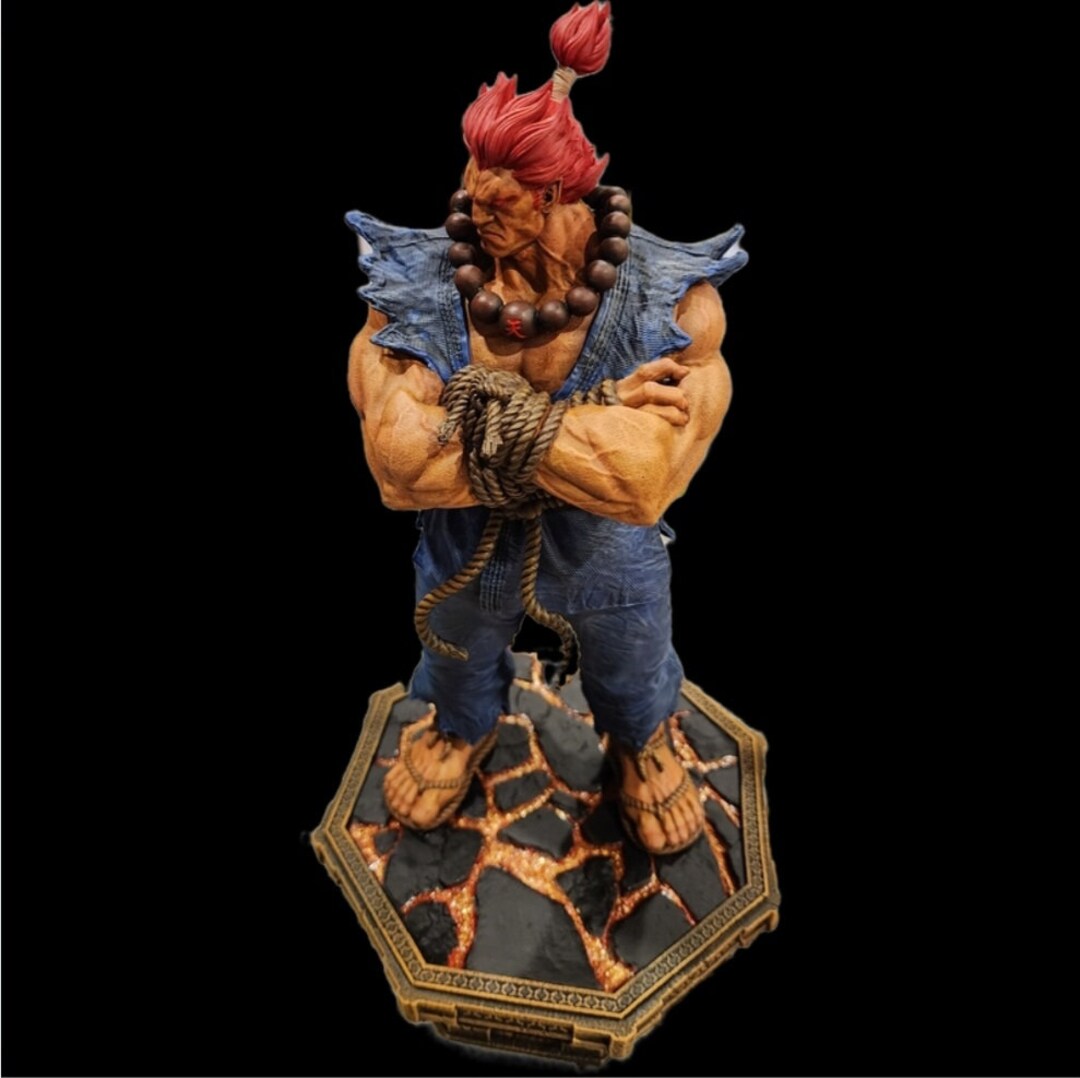 Akuma, Street Fighter, Inspired, Statue, 3d Print, Resin Printed - Etsy