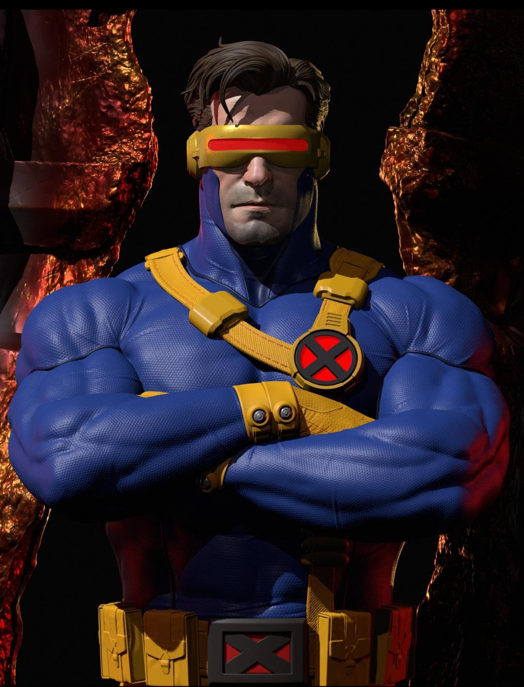 Cyclops, Statue, 3d Print, Resin Printed, X-men - Etsy