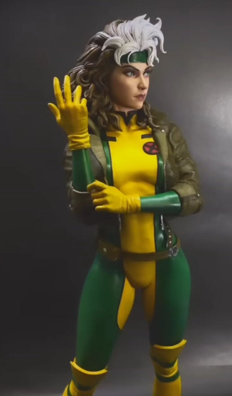 Rogue, X-men, Inspired, Statue, 3d Print, Resin Printed - Etsy