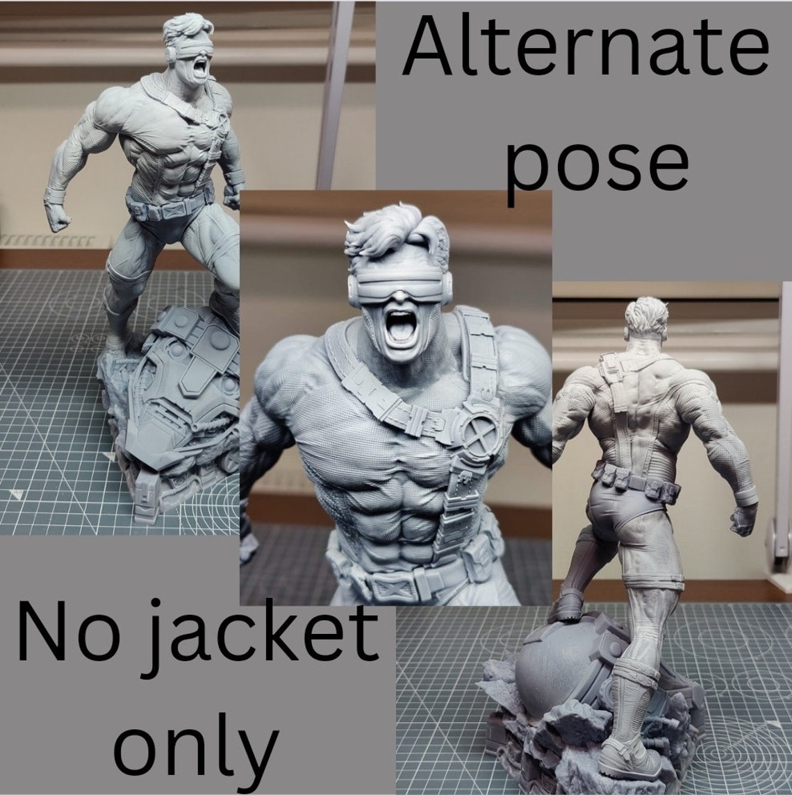 Cyclops, Statue, 3d Print, Resin Printed, X-men - Etsy
