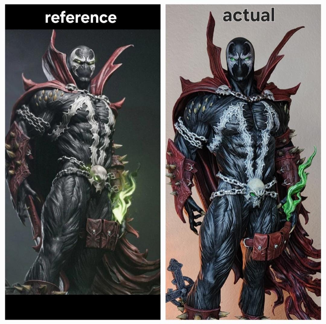 Spawn, Statue, 3d Print, Resin Printed, 3d Printing Service, Sculpture ...