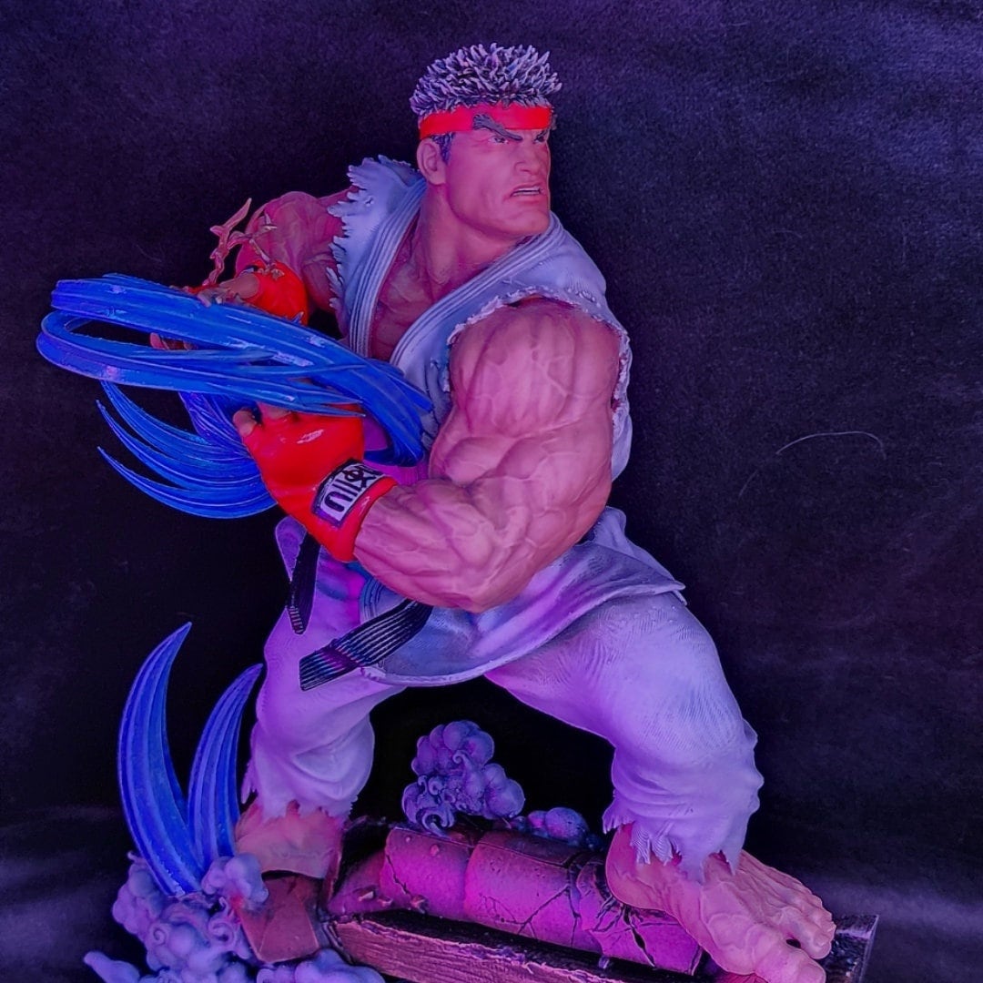 Ryu, Street Fighter, Inspired, Statue, 3d Print, Resin Printed - Etsy