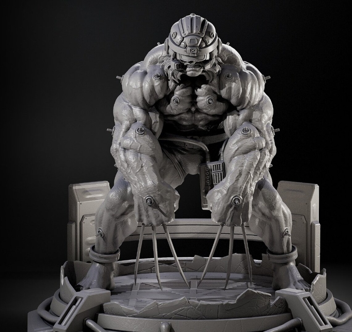 Weapon X, Statue, 3d Print, Resin Printed, X-men, 3d Printing Service ...