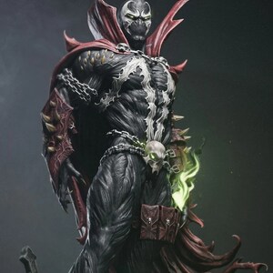 Spawn, Statue, 3d Print, Resin Printed, 3d Printing Service, Sculpture ...