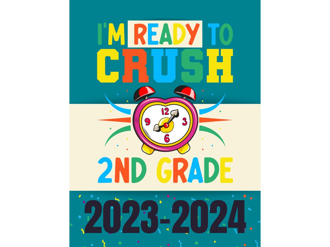 2nd Grade Back-to-school Sign - Etsy