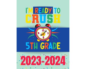 5th Grade Back-to-school Greeting Card Celebrate the Start of the ...