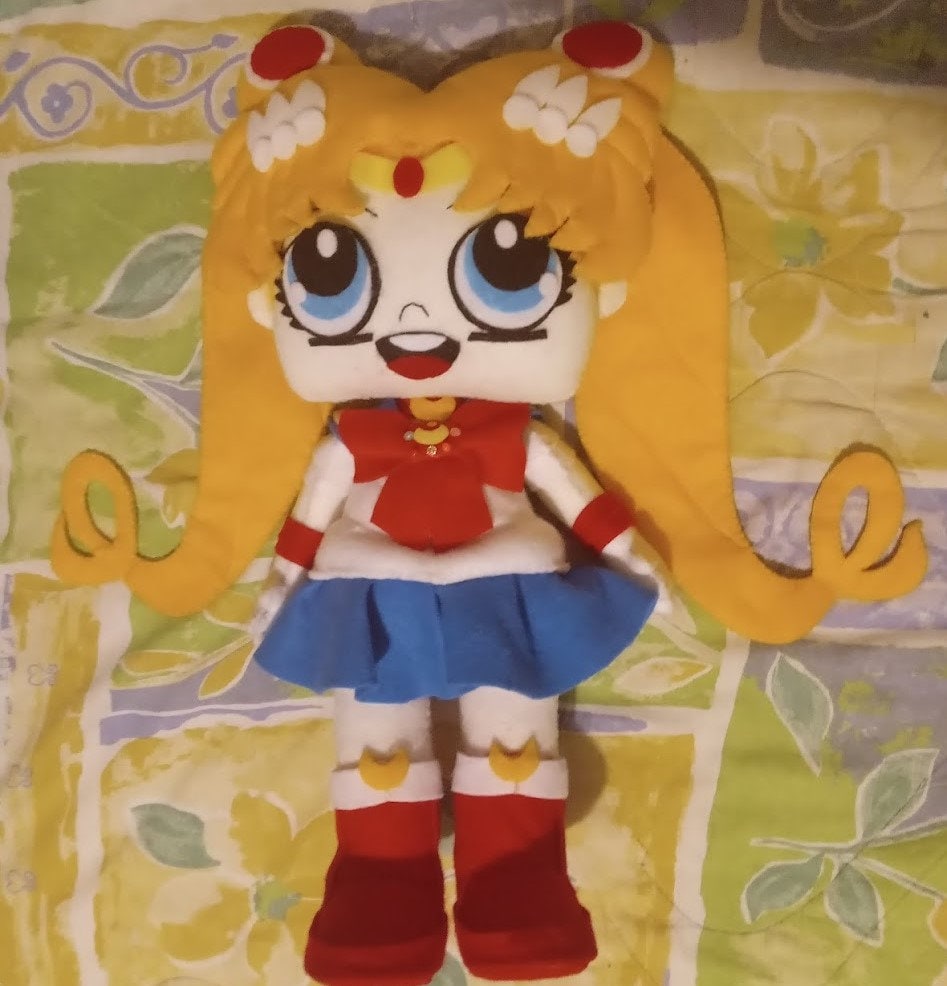 Anime Felt Dolls, Chibi Felt Dolls, Handmade Dolls, Cute Dolls, Fabric ...