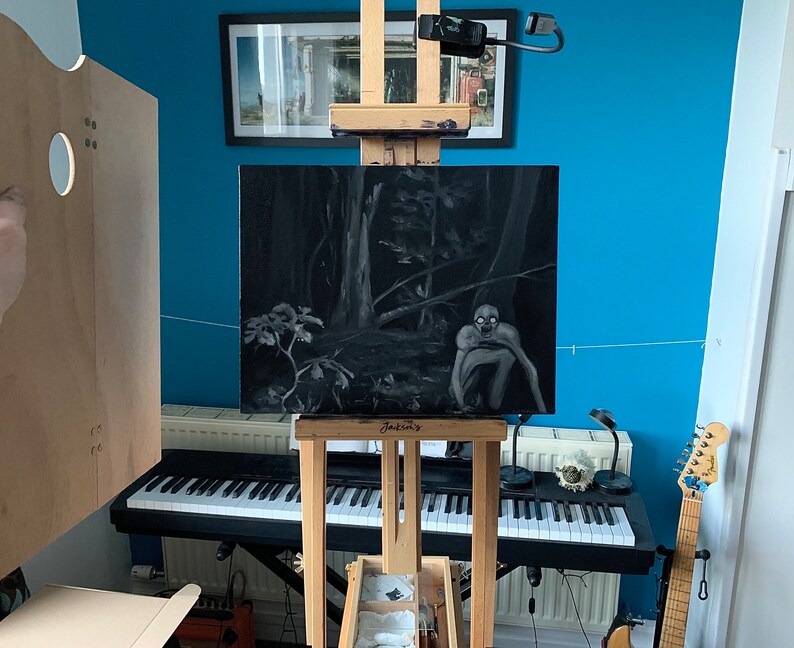 The Rake Oil Painting - Etsy