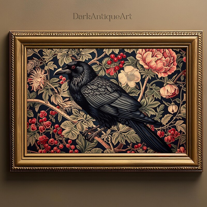 Crow Art Print - Etsy