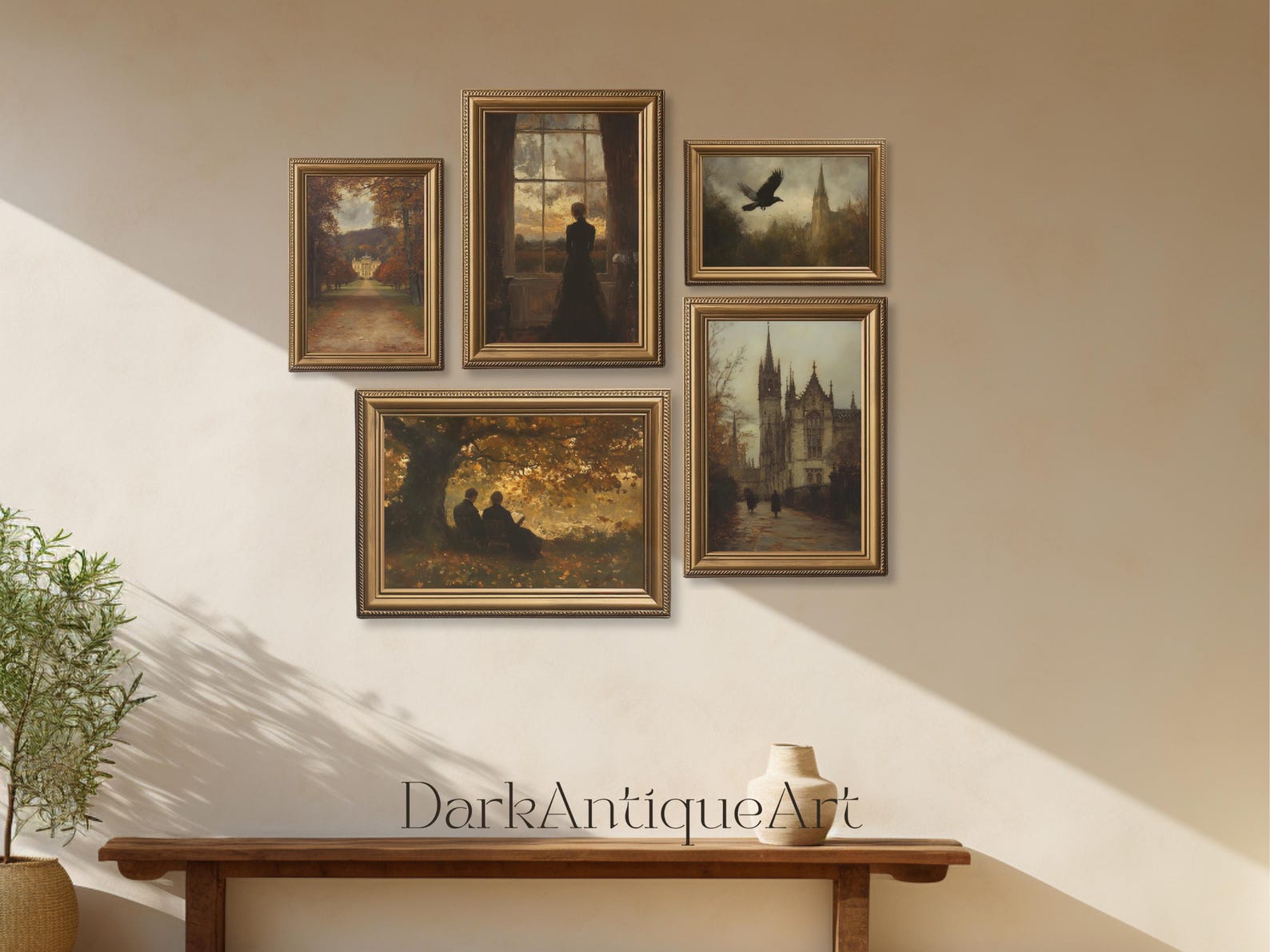 Dark Academia Gallery Wall Art: Gothic Victorian Prints (digital ...