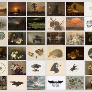 Dark Academia Wall Decor Mega Bundle of 200 Prints Cottagecore Prints ...