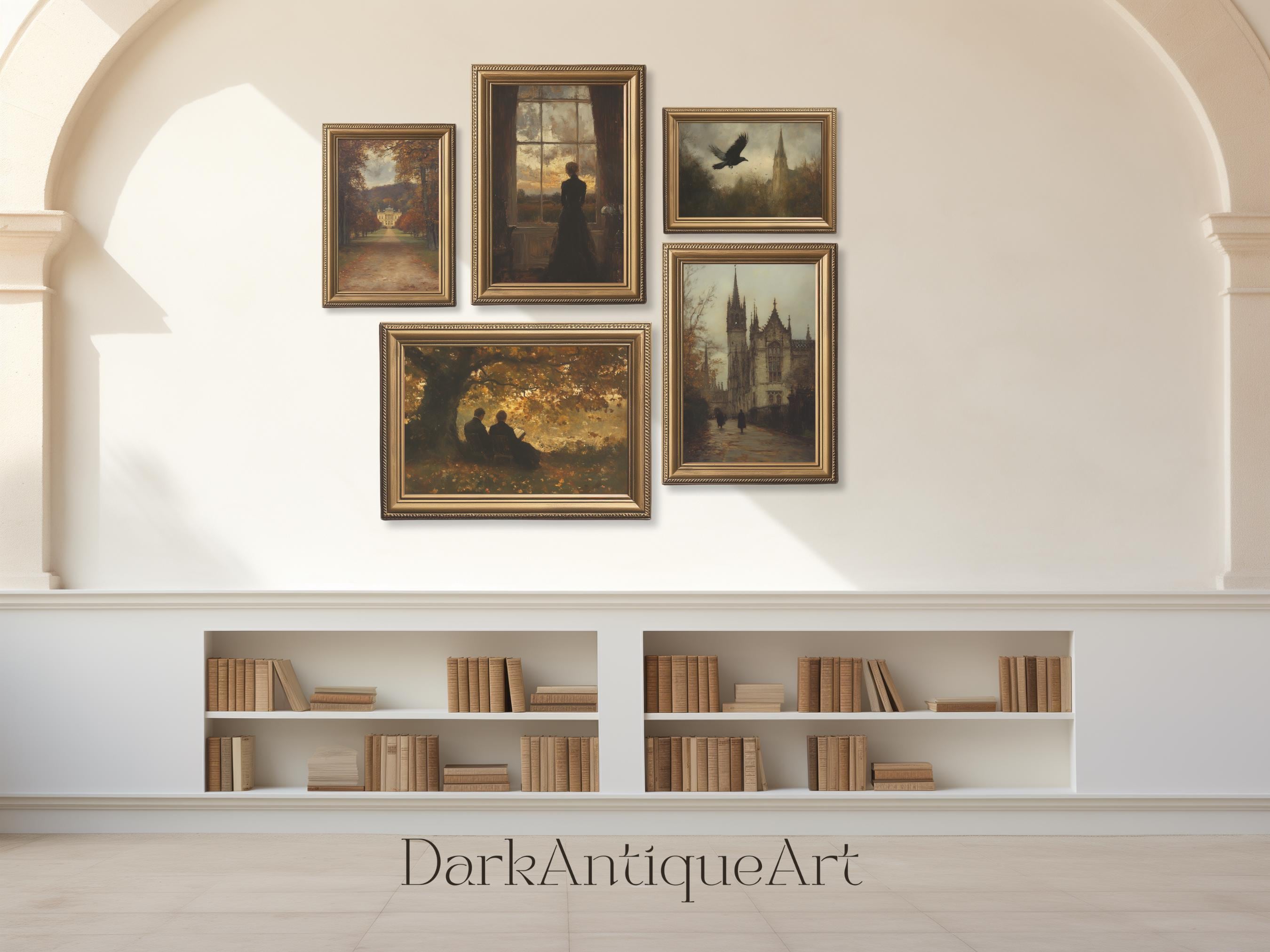 Dark Academia Gallery Wall Art: Gothic Victorian Prints (digital ...