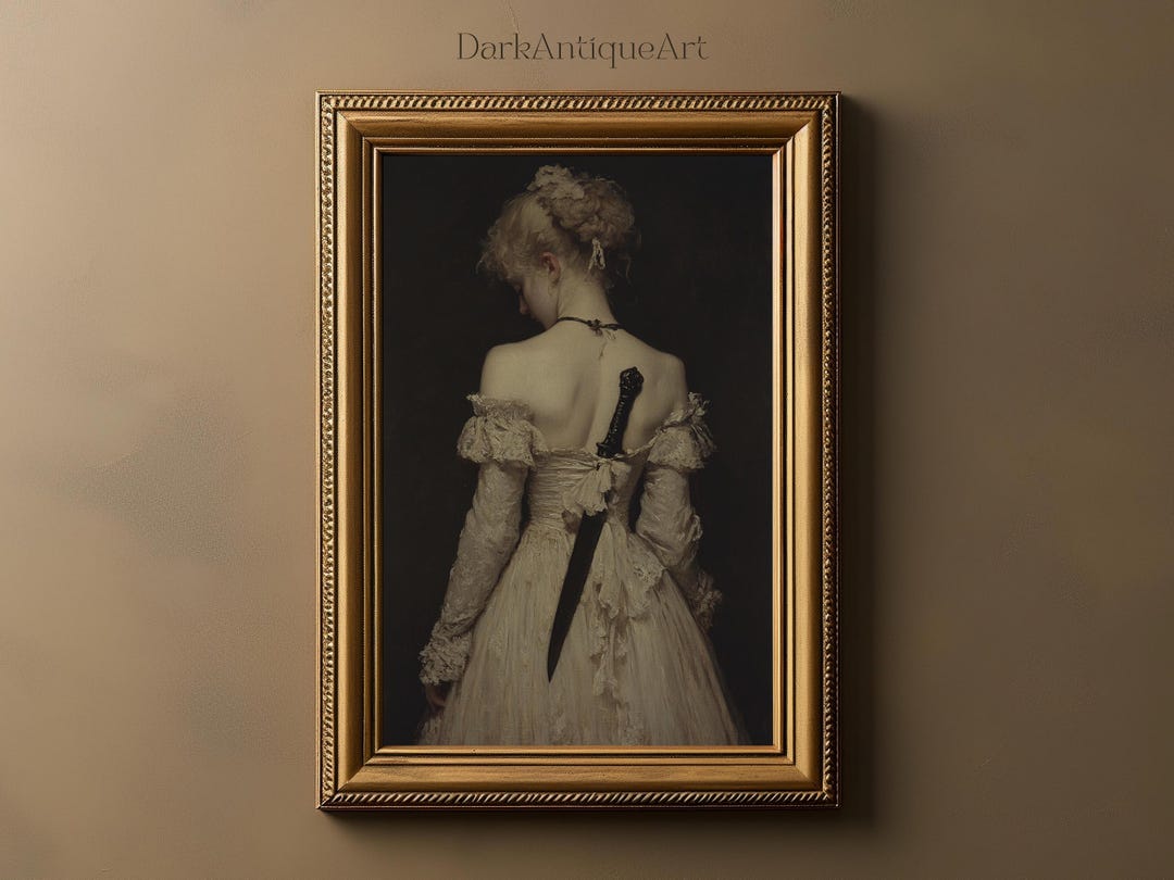 Victorian Enigma | Dark Academia Printable Art, Gothic Aesthetic Wall ...