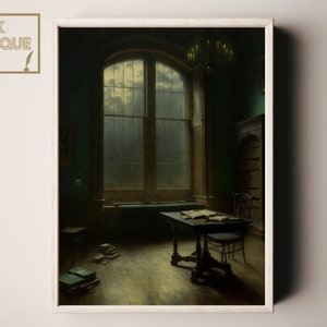 Dark Academia Decor Set of 9 Vintage Moody Dark Academia Gallery Wall ...