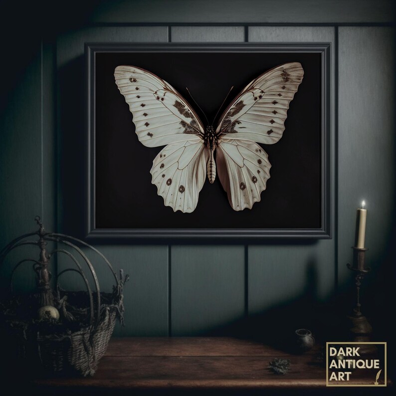 Dark Butterfly Vintage Butterfly Cottagecore Light - Etsy