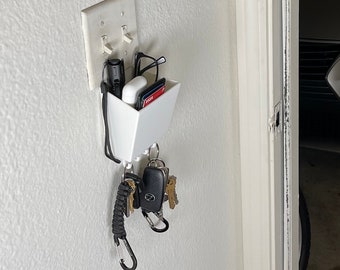 Light Switch Cover With Shelf Decorative Wall Organizer Multiple Colors ...