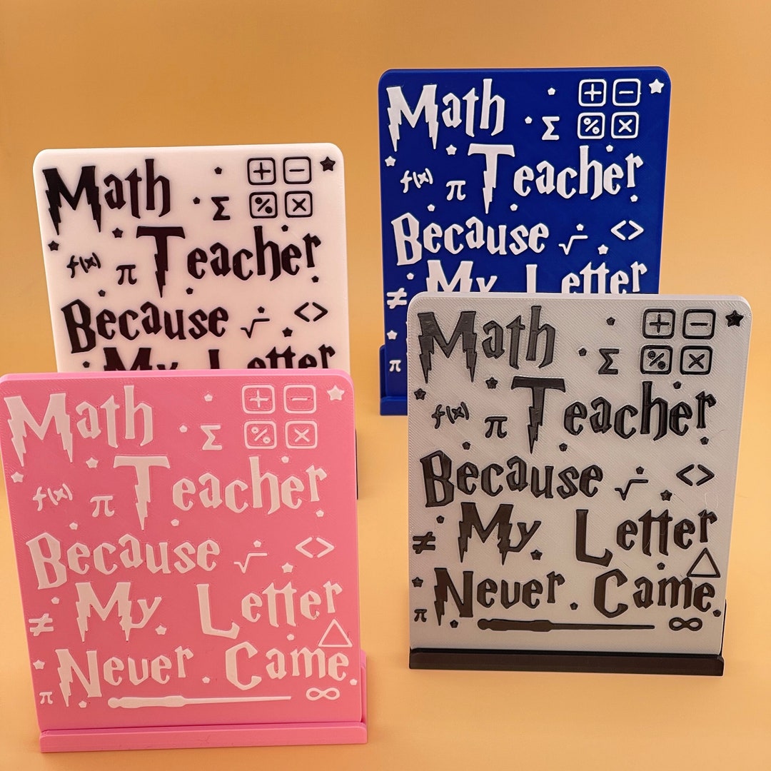 Math Teacher Because My Hogwarts Letter Never Came Funny Classroom ...