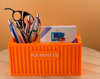 Shipping Container Desk Organizer - Etsy