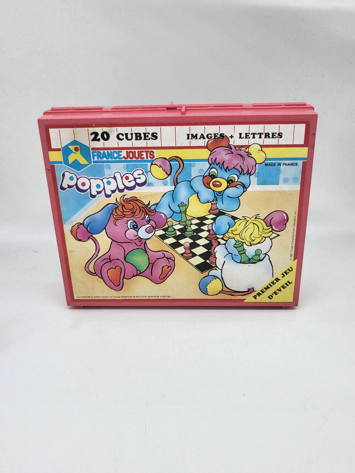 Les Popples Vintage Educational Cube Games Puzzle France Toys - Etsy