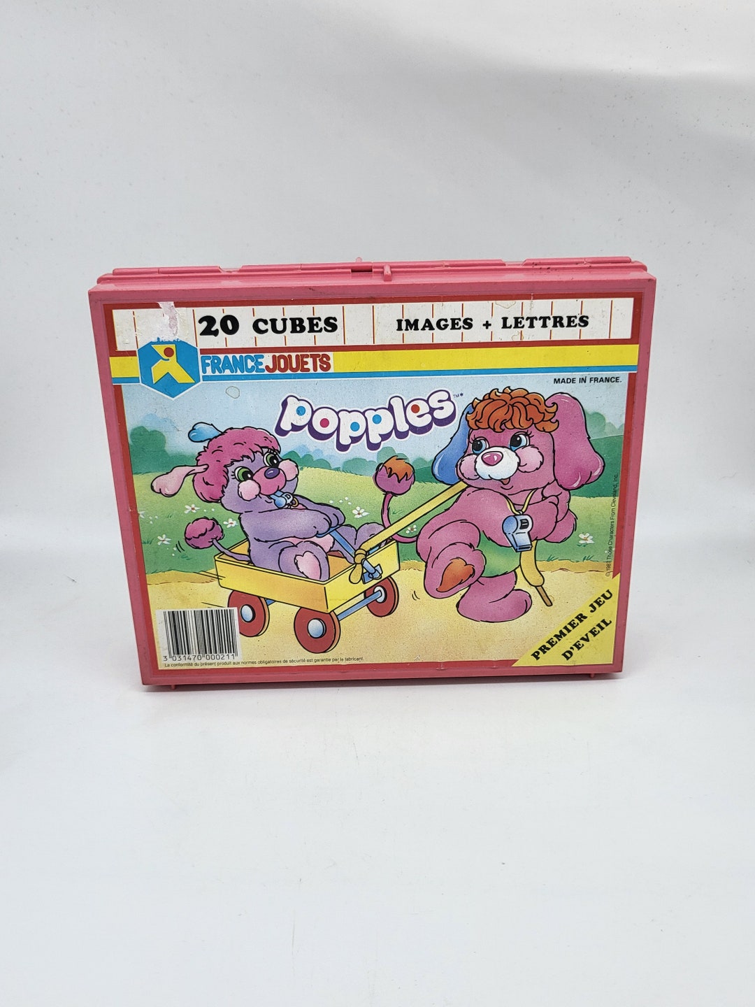 Les Popples Vintage Educational Cube Games Puzzle France Toys - Etsy