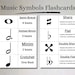 48 Printable British Music Symbol Flashcards for Learning Sheet Music ...