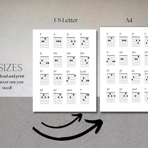 16 Printable Essential Guitar Chords Chart for Beginner Guitarists ...