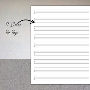 4 String Tab Paper: Bass & Ukulele Blank Sheet (PDF Download) - Etsy