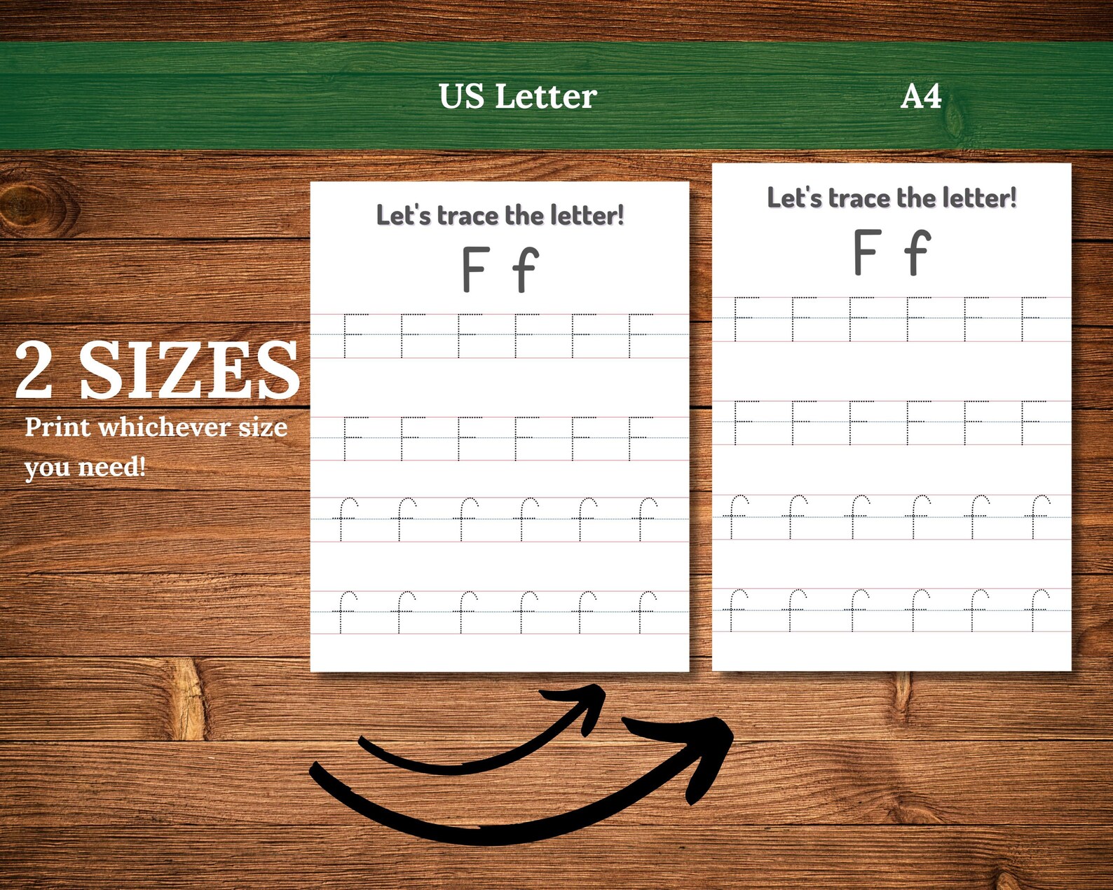 Printable Letter Tracing PDF, 26 Page Handwriting Worksheet for ...
