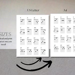 16 Printable Essential Guitar Chords Chart for Beginner Guitarists ...