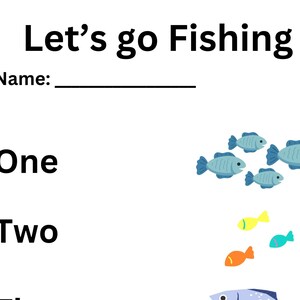 Fish Activity Sheets - Etsy