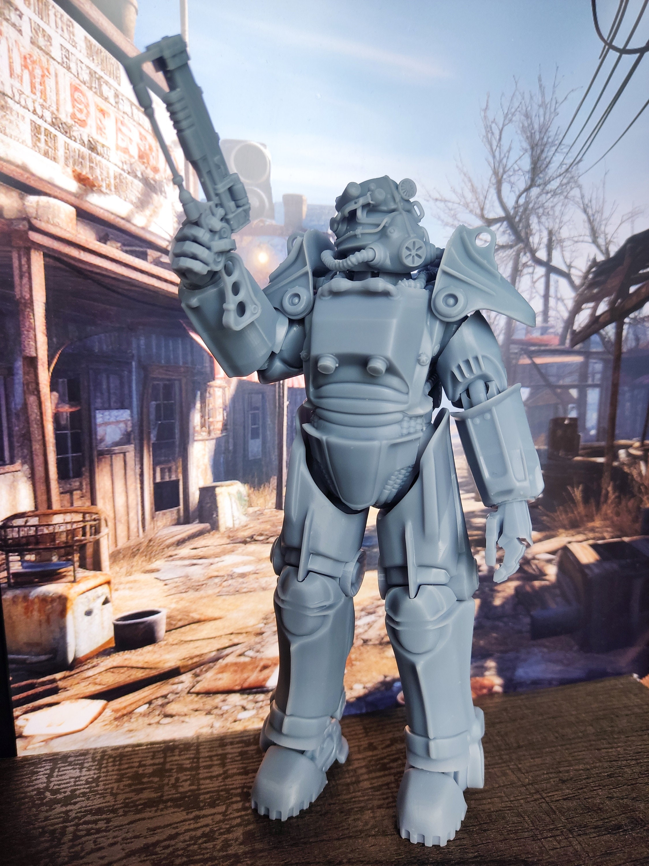 Figura de acción de Fallout Power Armor T45 - Etsy México