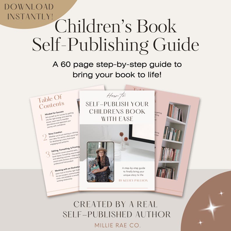 Self-publish Your Children's Book With Ease | Digital Step-by-step Guide (60 Pages!) - Etsy