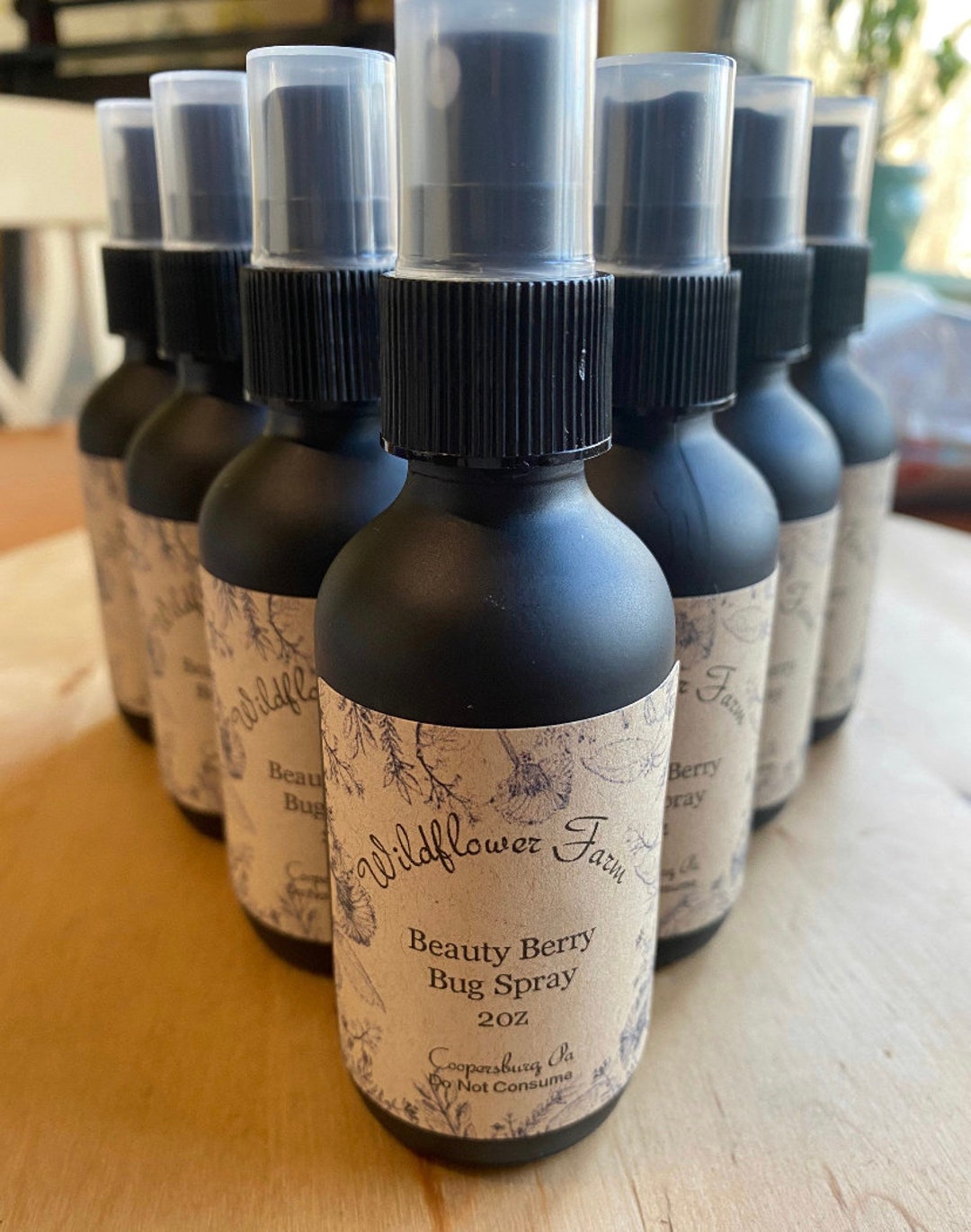 Beauty Berry Bug Spray, Bug Repellent, Natural Bug Spray, Natural Bug ...