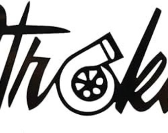 Smokin' Strokin' Decal Funny Lifted Vinyl Decal Stickers Diesel Stacks ...