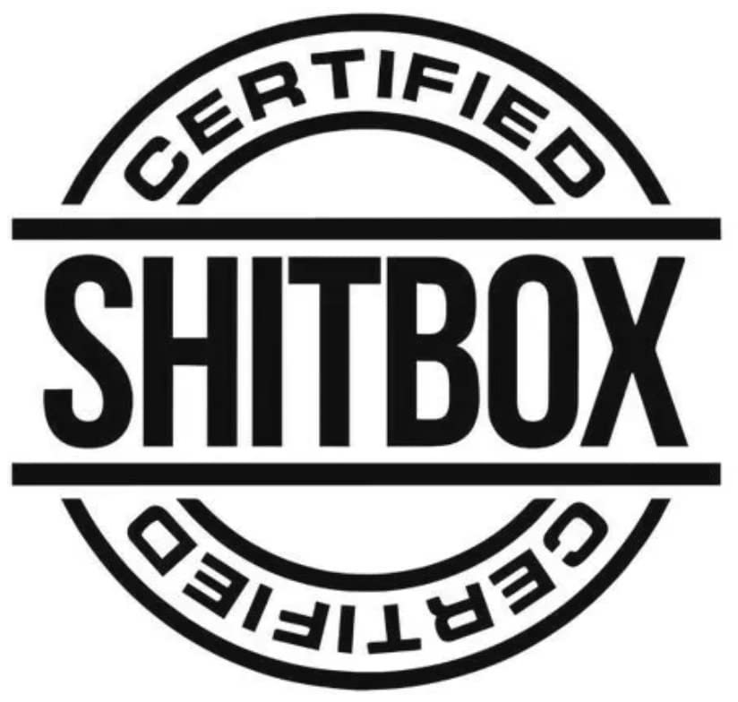 Sticker Certified Shitbox Car Chrome Oil Slick Sticker Drift Stance ...