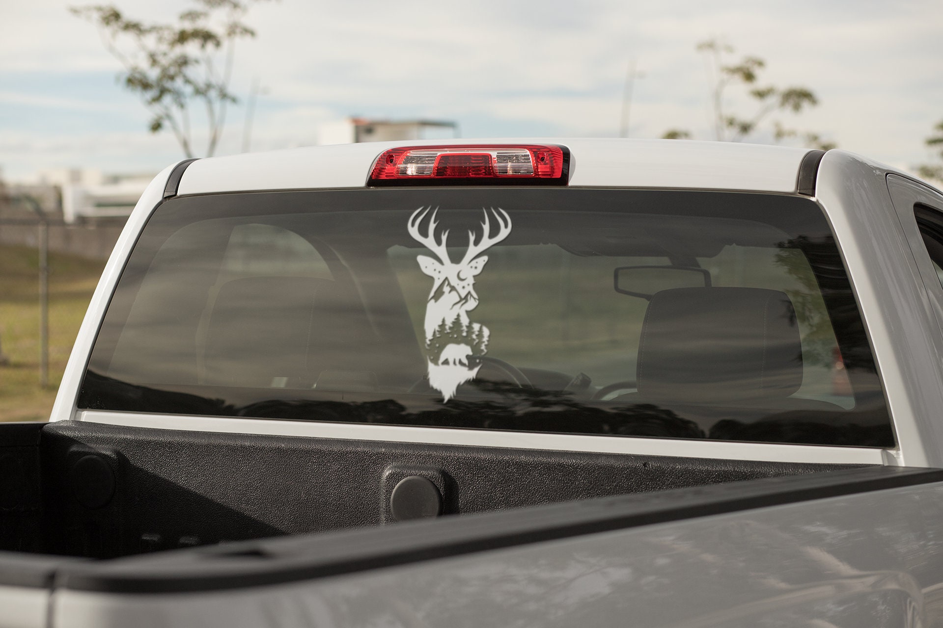 Deer and Bear Vinyl Decal Truck Decal Hunting Decal Window Decal ...