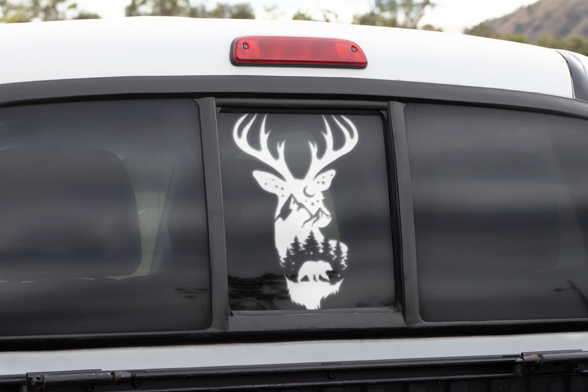 Deer and Bear Vinyl Decal Truck Decal Hunting Decal Window Decal ...