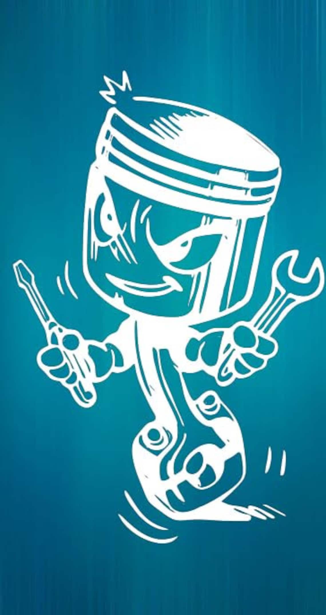 Piston Mechanic Decal, Car, Truck, Tool Box Decal for Mechanics ...