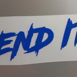Send It Vinyl Decal | Dirt Bike | Mountain Bike | Snowmobile ...