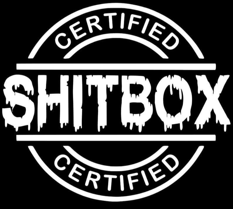 Certified Shitbox Car Decal | Window Decal | Vinyl Decal | Holographic ...