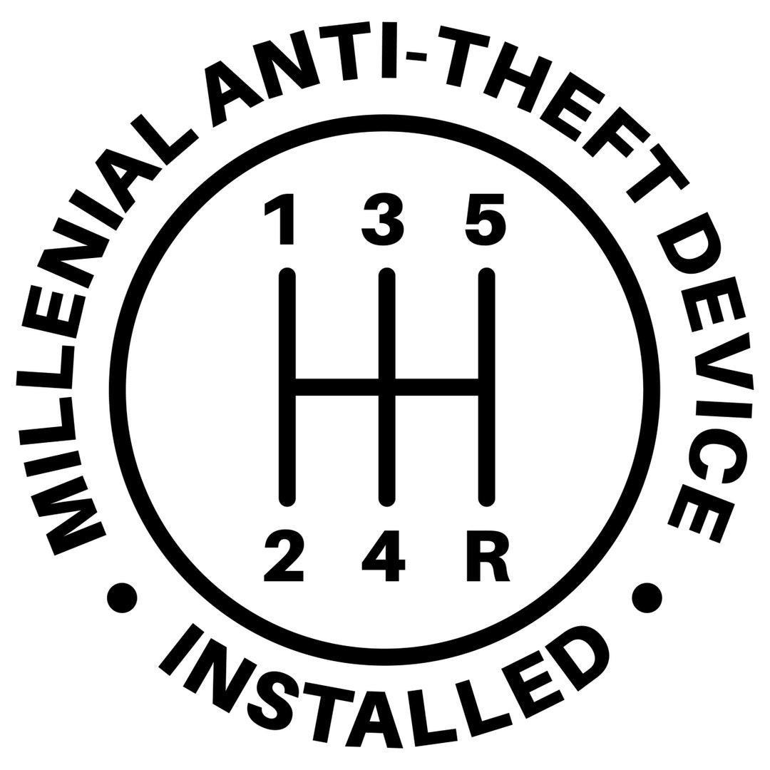 Millennial Anti Theft Vinyl Decal Endangered Species Glow in the Dark ...